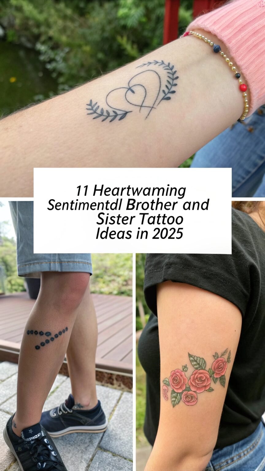 11 Heartwarming Sentimental Brother and Sister Tattoo Ideas and ...