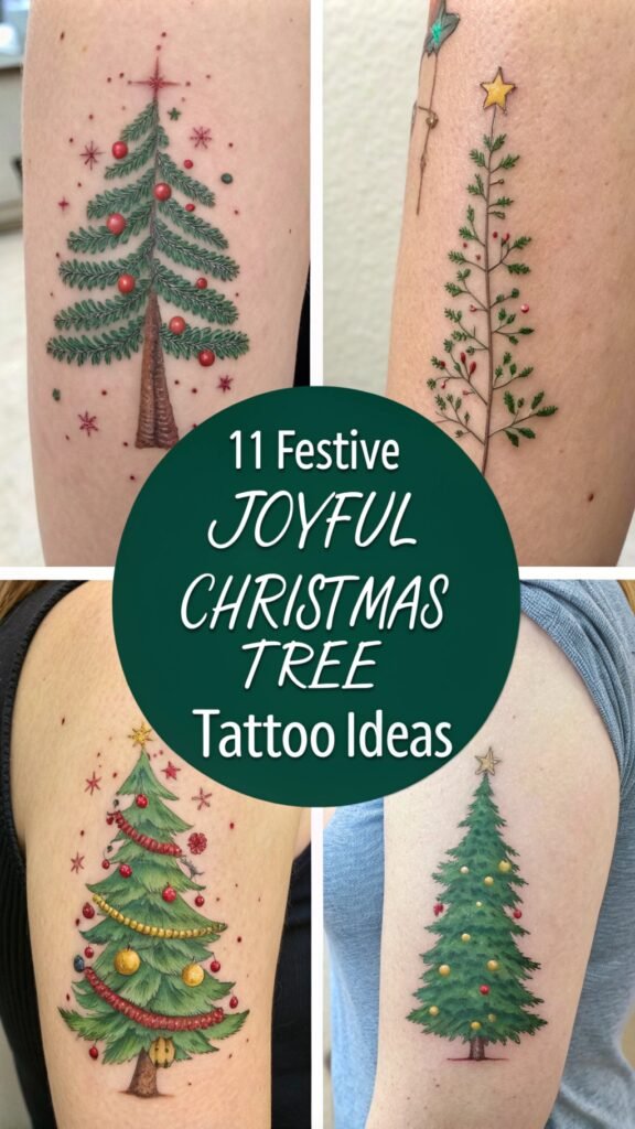 11 Festive Christmas Tree Tattoo Ideas: Unique and Joyful Designs for ...