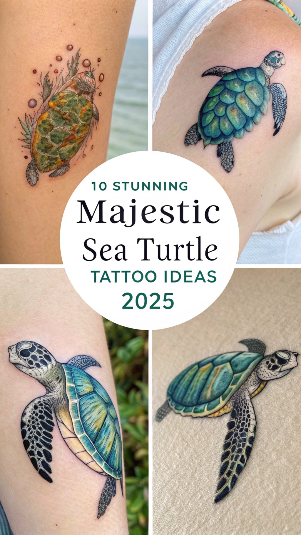 10 Stunning Majestic Sea Turtle Tattoo Ideas 2025 and Designs - Lovely ...