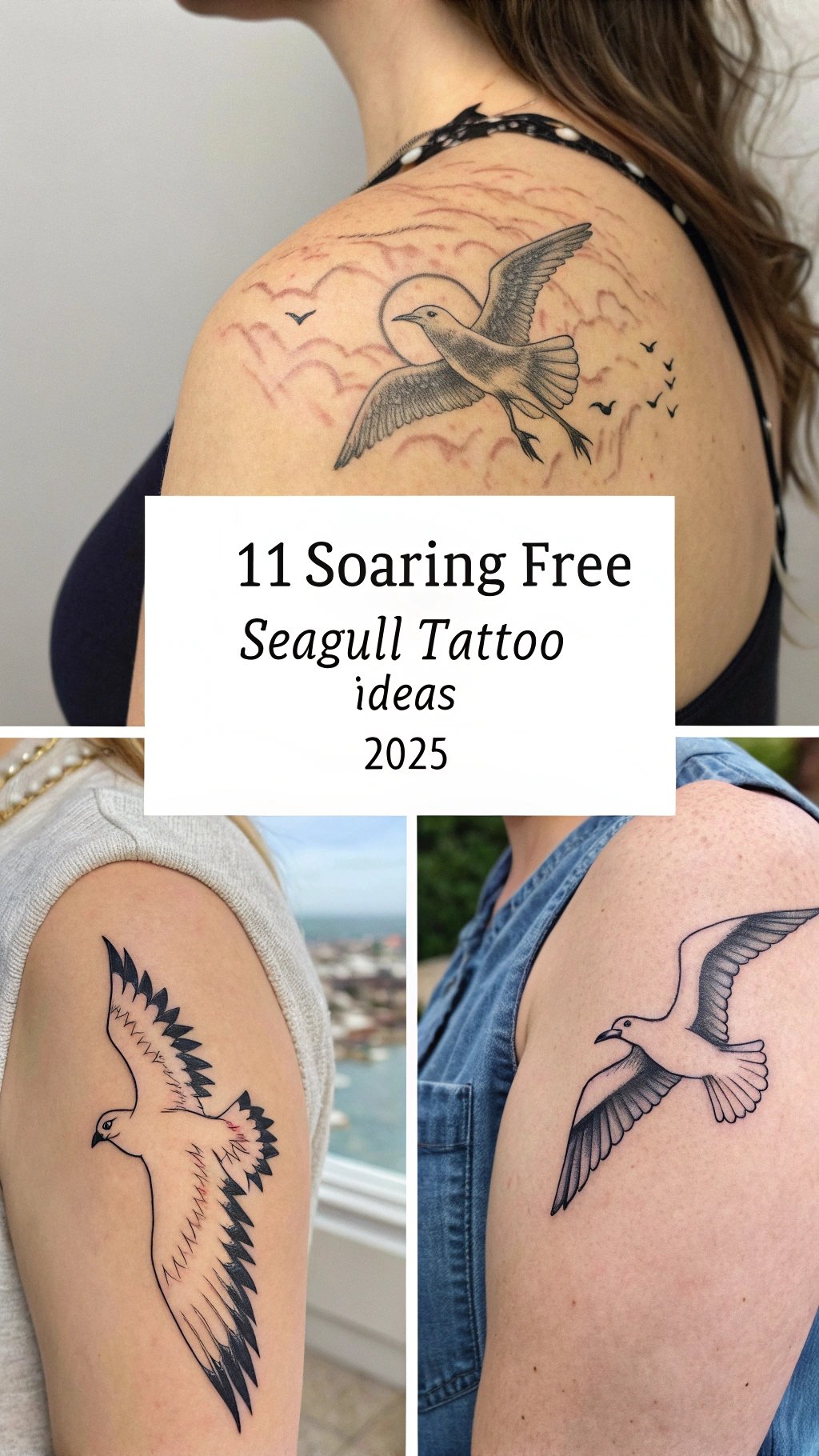 11 Soaring Free Seagull Tattoo Ideas 2025 and Inspiration - Lovely Beauty