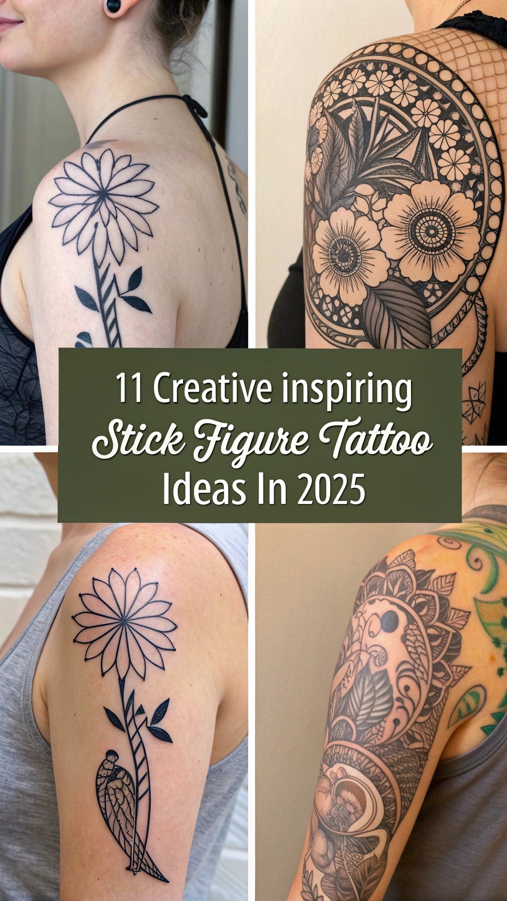 11 Creative Inspiring Stick Figure Tattoo Ideas In 2025 - Lovely Beauty